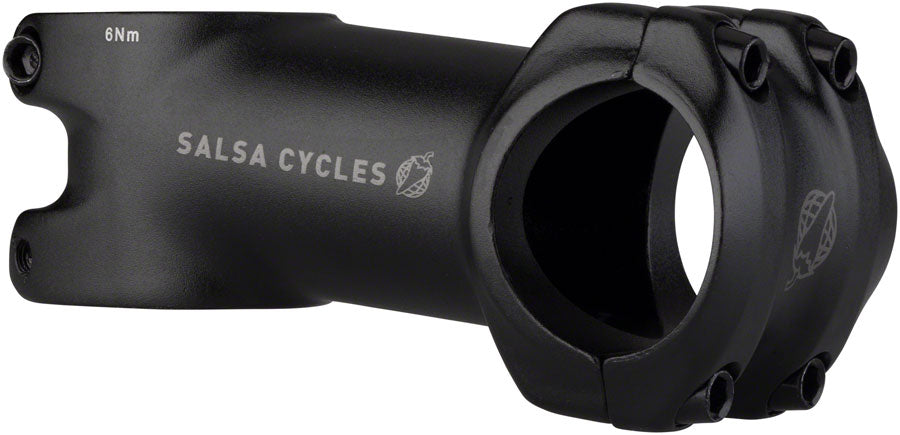 Salsa Guide Stem - 70mm 31.8 Clamp +/-6 1 1/8" Aluminum Black